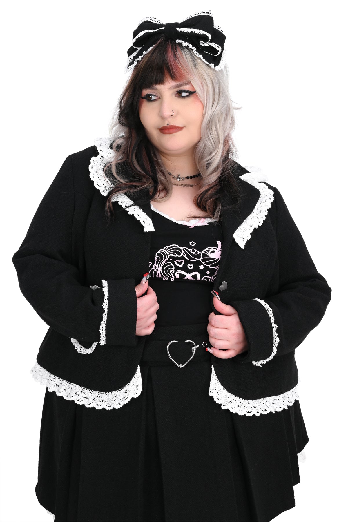 Charlotte Blazer - Black/White – My Violet